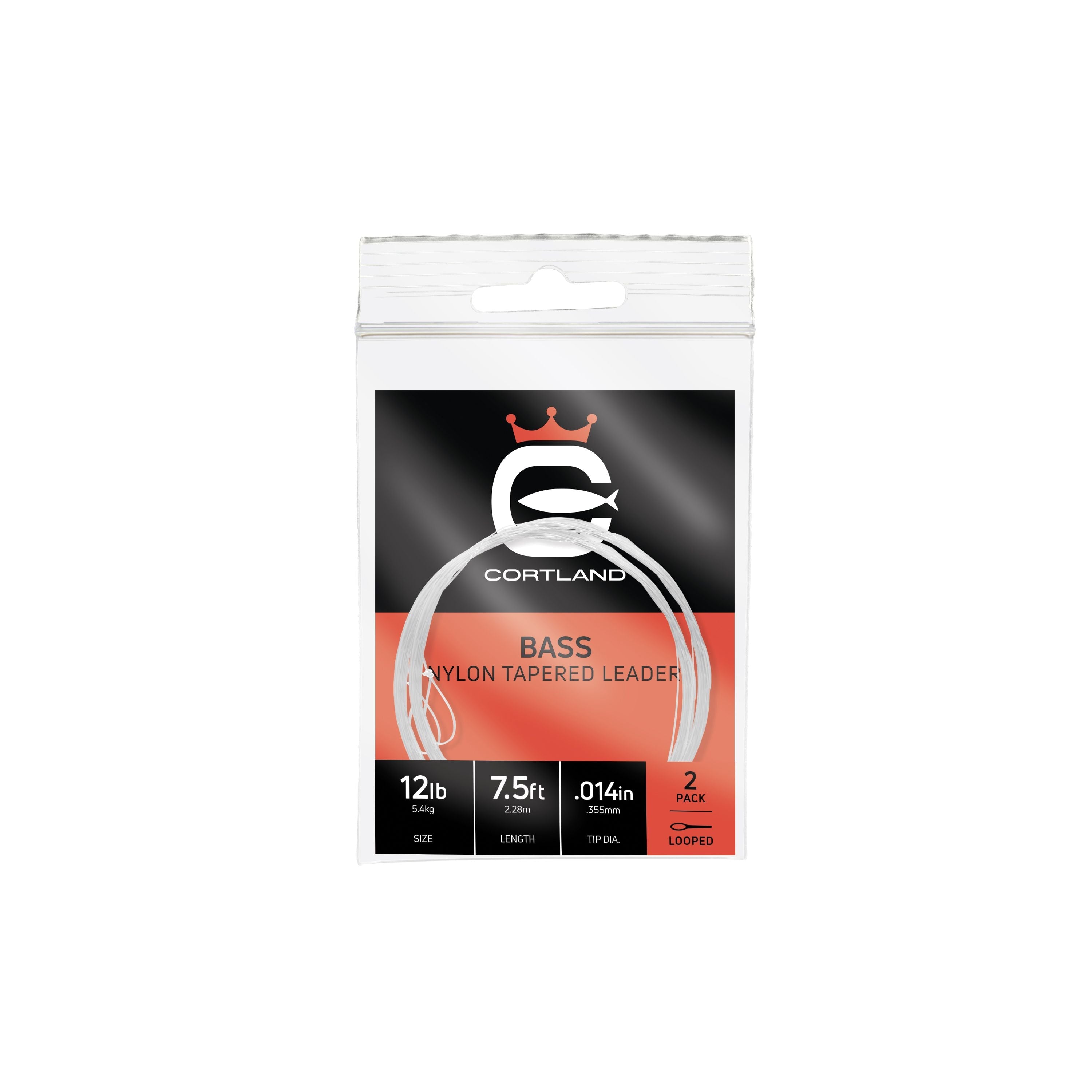 Cortland Bass Nylon Tapered Leaders – Fisherman's Headquarters
