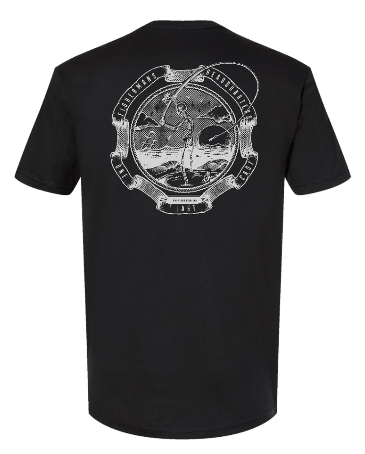 Fish Heads One Last Cast Cast Classic Crew T-Shirt – Fisherman's ...
