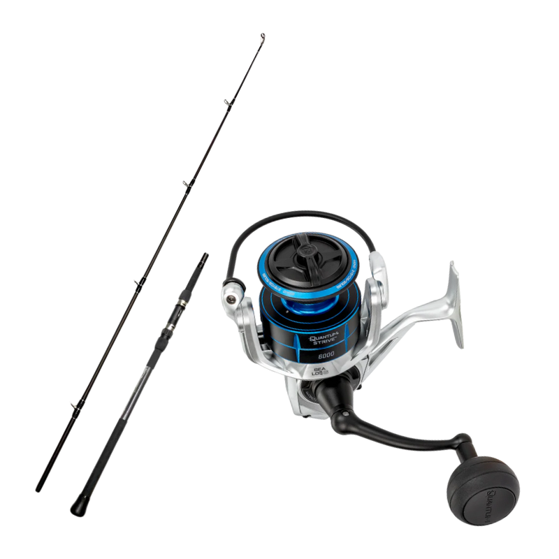 Quantum Strive 6000/Tsunami Trophy II Surf Rod 10'0 w/ 50lb Braid ...