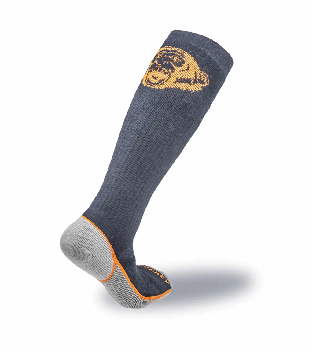 Fish Monkey Socks - Medium Weight Over The Calf Wool Socks – Fisherman ...