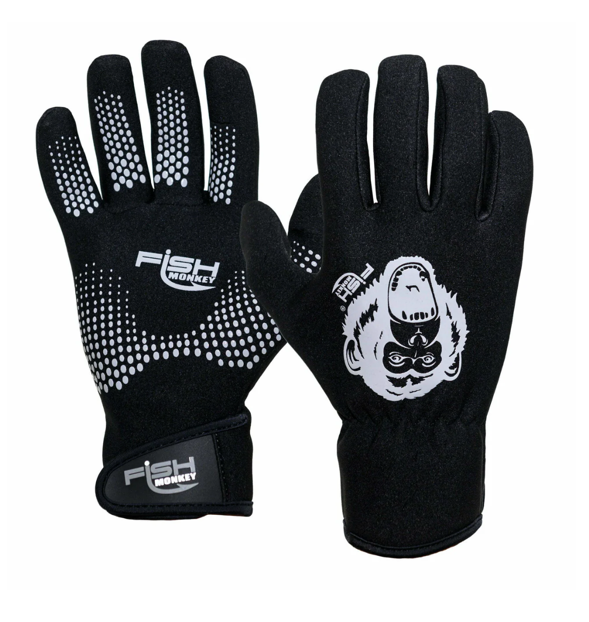 Fish Monkey Blocker Neoprene Slit Finger Fishing Gloves – Fisherman's ...