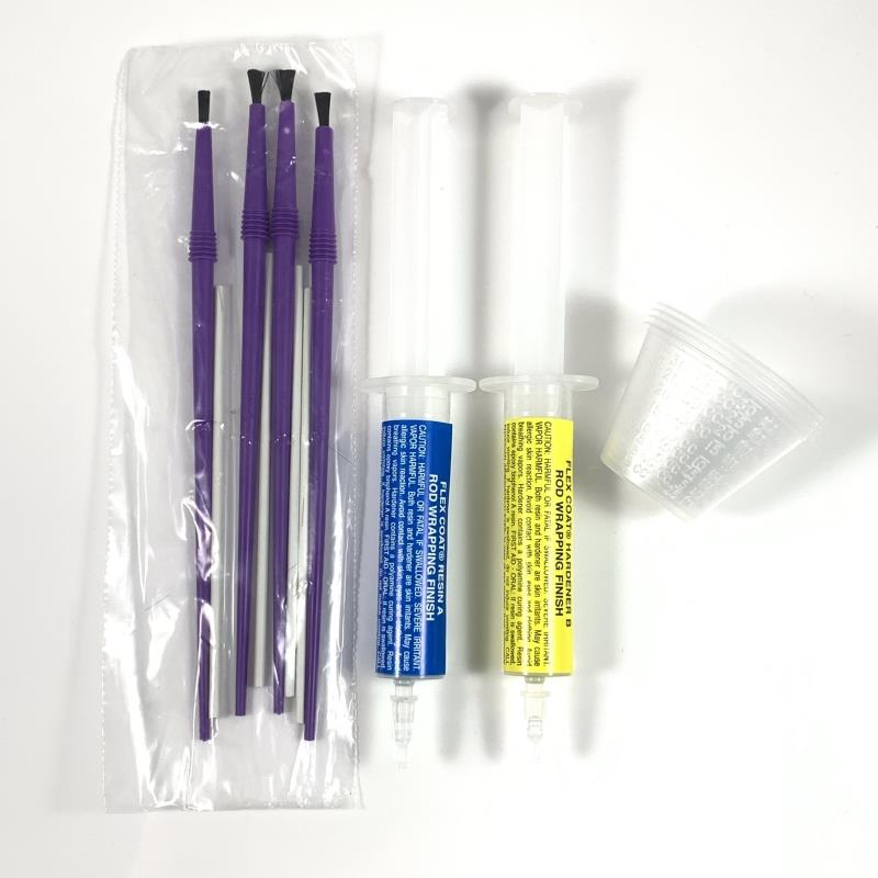 Flex Coat Rod Wrapping Finish Loaded Syringe Kit - Lite Build 24cc ...