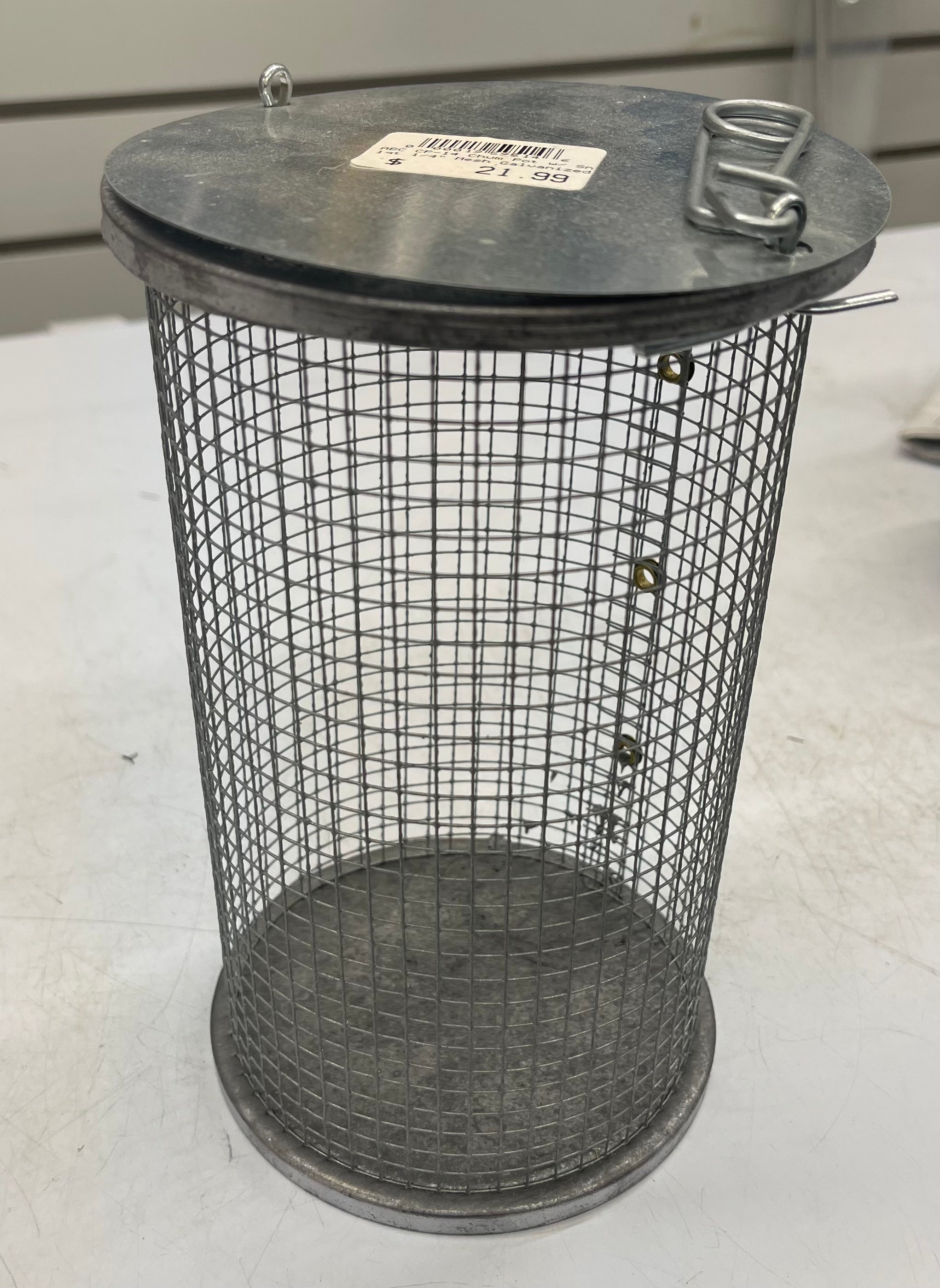 ABC CP Chum Pot w/ Snap - Galvanized Mesh - 1 Quart – Fisherman's ...